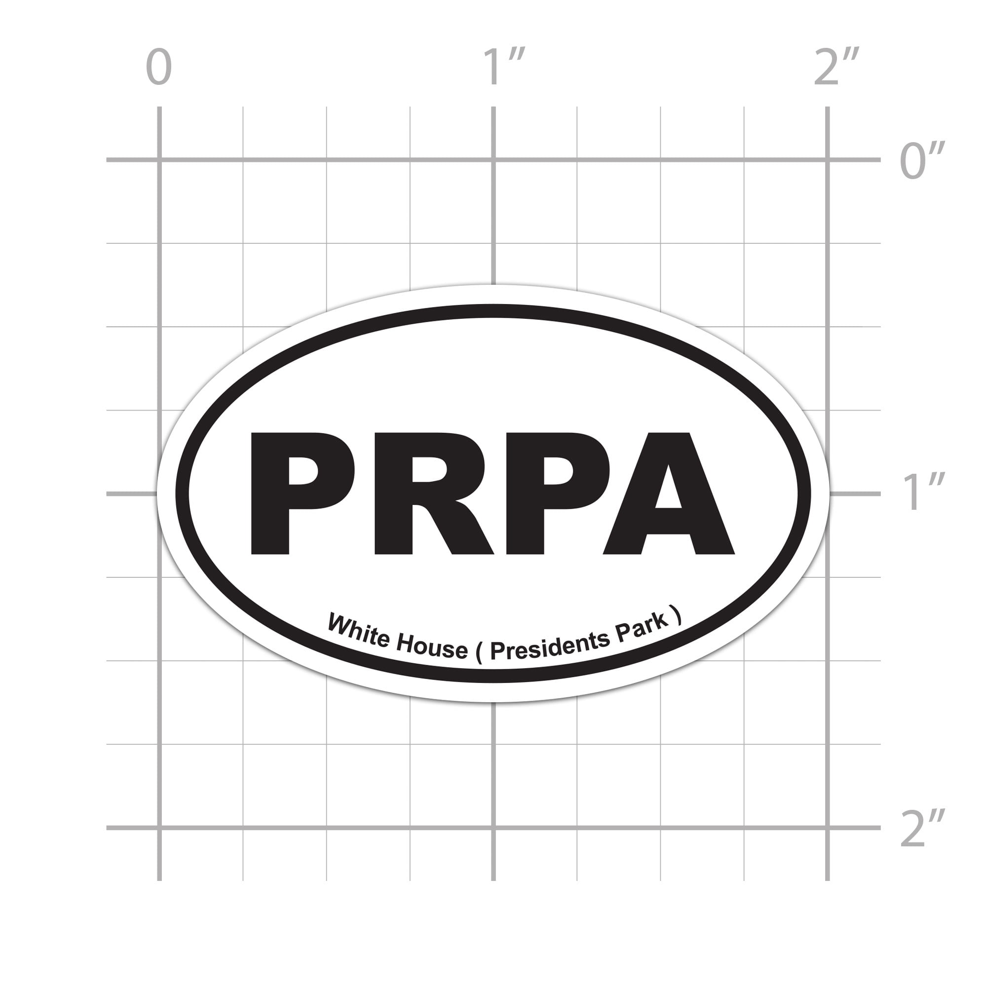 PRPA White House (Presidents Park ) Sticker for water bottle phone ...