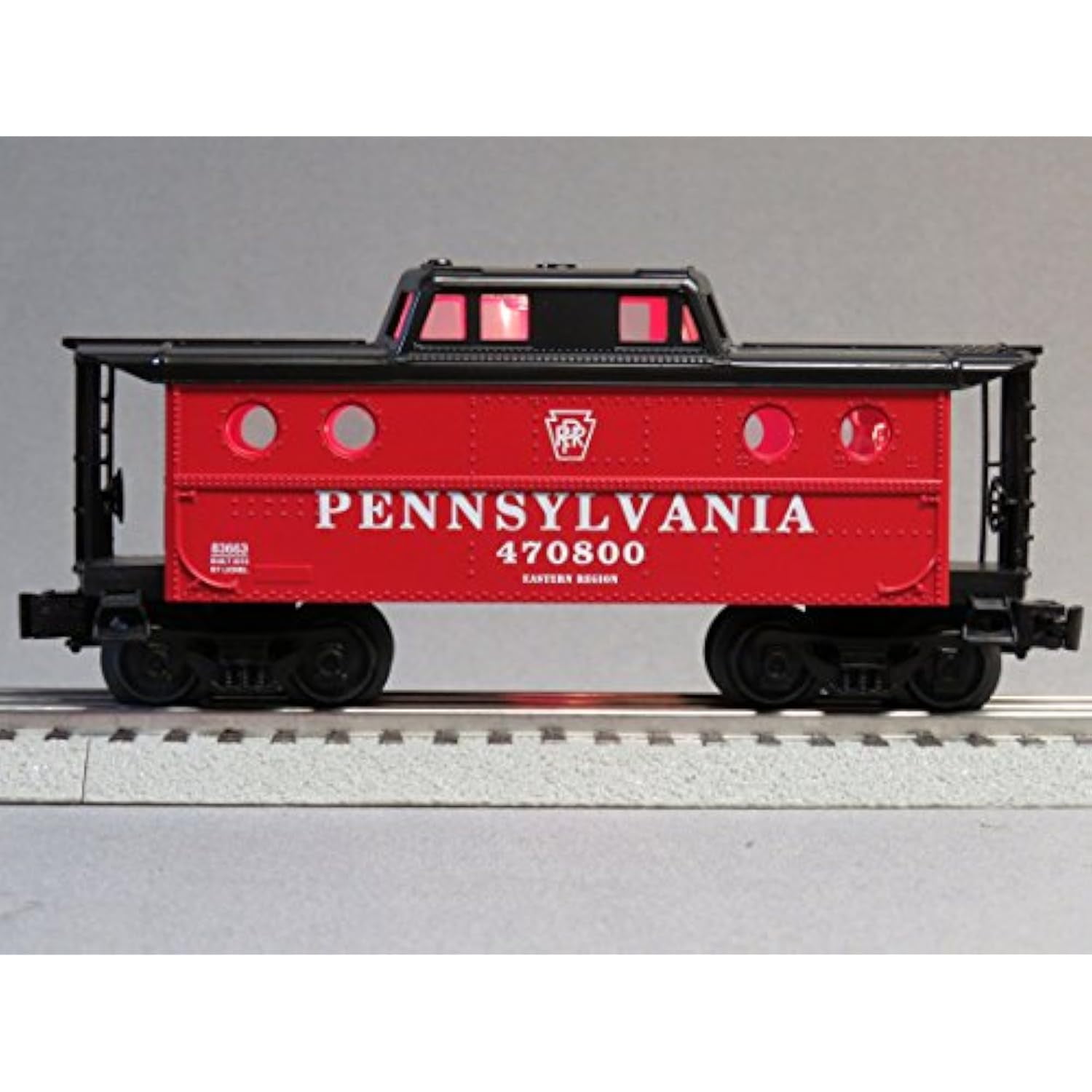 PRR Pennsylvania Lighted Caboose Eastern Region 470800 - Walmart.com