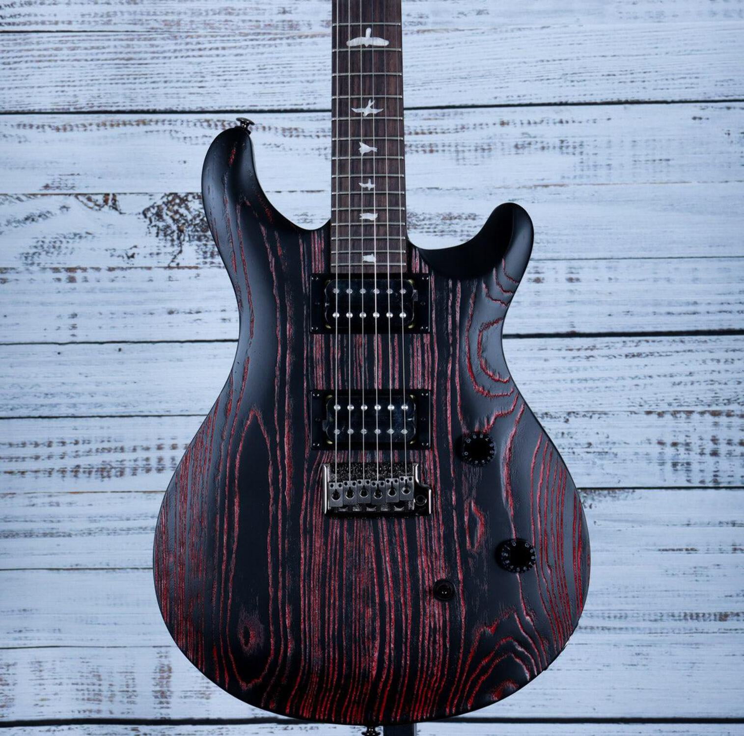 PRS SE Swamp Ash CE 24 Sandblasted Limited Edition | Sandblasted Red ...