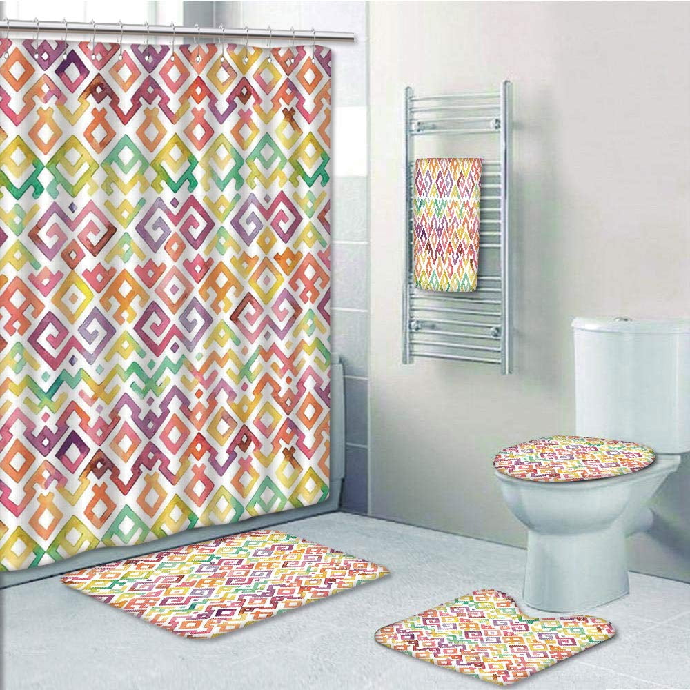 PRTAU American Watercolor Ethnic Traditional Tribal Aztek South Asian ...