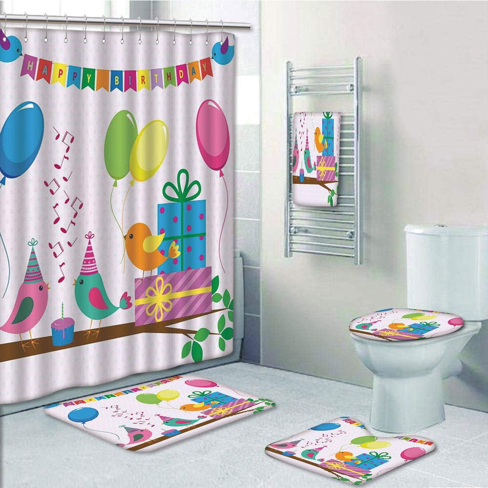 PRTAU Birthday for Kids Singing Birds Happy Birthday Song Flags Cone ...