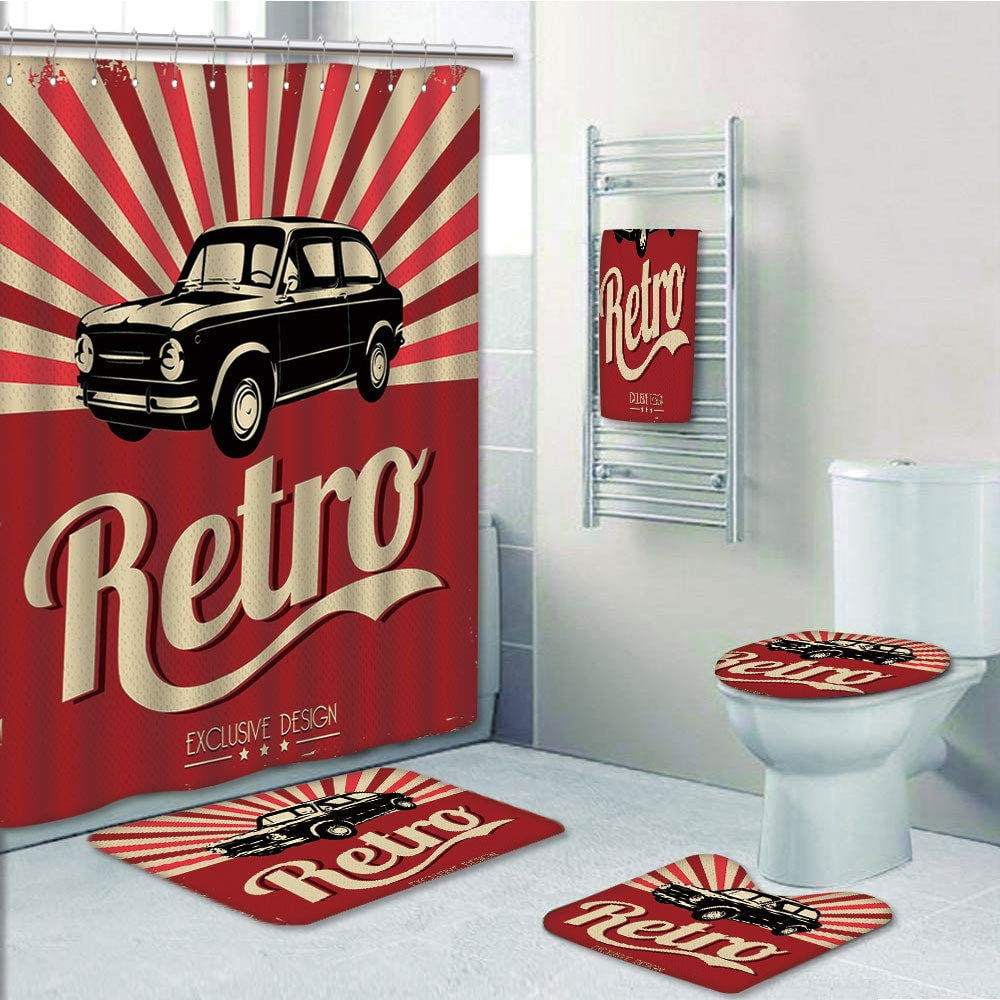 PRTAU Cars Retro Poster Nostalgic Car Automotive Industry Old Fashioned ...