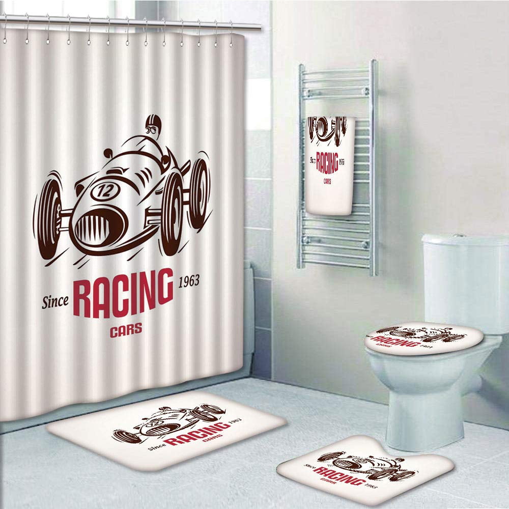 PRTAU Cars Retro Race Car Emblem Formula Automobile Icon Speed ...