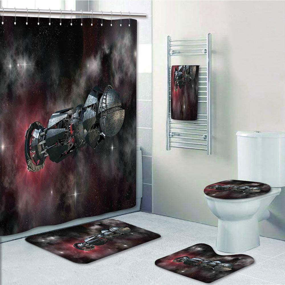 PRTAU Galaxy Spaceship in Interstellar Travel on a Galactic Starfield ...