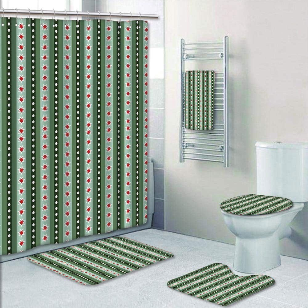 PRTAU Geometric Pale Vertical Lines in Various Sizes with Dots Star ...