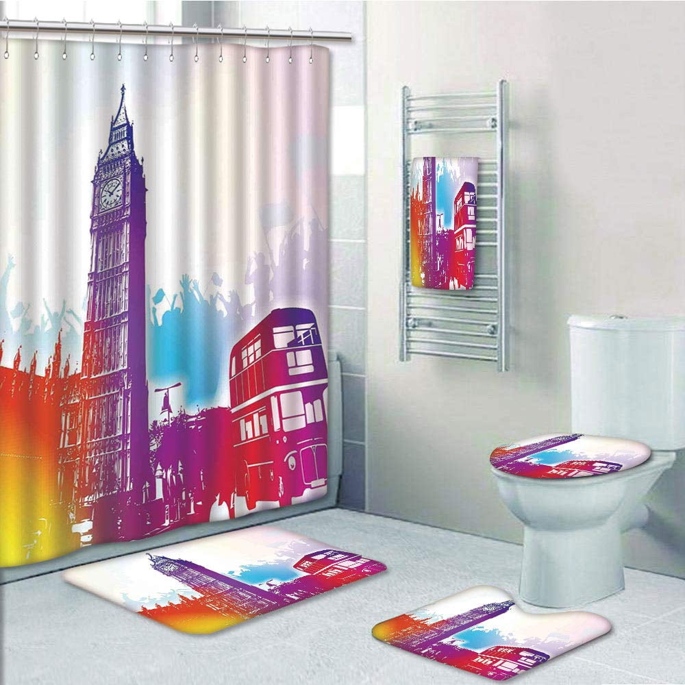 PRTAU London Historical Big Ben Bus Great Bell Clock Tower UK Europe ...