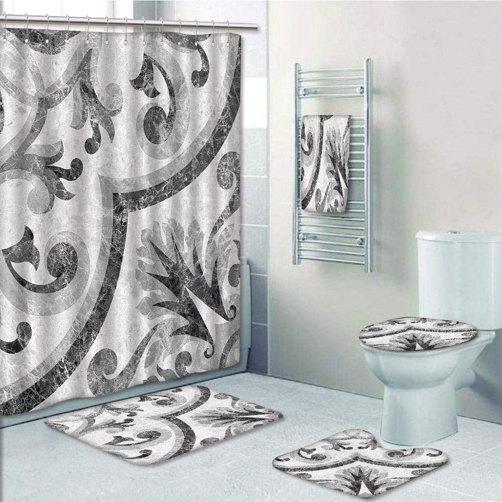 PRTAU Marble Baroque Rococo Victorian Ceramic Surface with Swirled ...