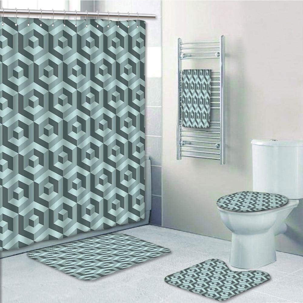 PRTAU Modern Maze Digital Dimension Cube Abstract Futuristic Continuous ...