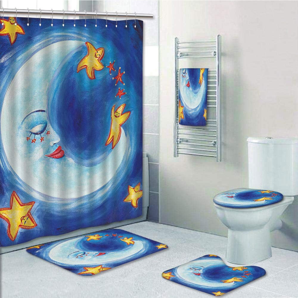 PRTAU Moon Vibrant Happy Dancing Stars Sleepy Moon with Facial ...