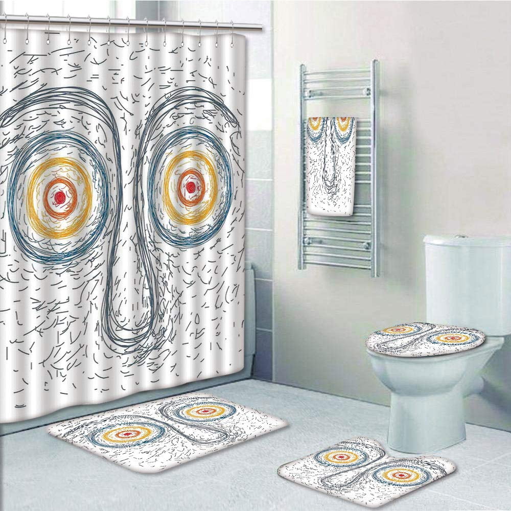 PRTAU Psychedelic Confused Man Portrait Human Face with Large Hypnotic ...