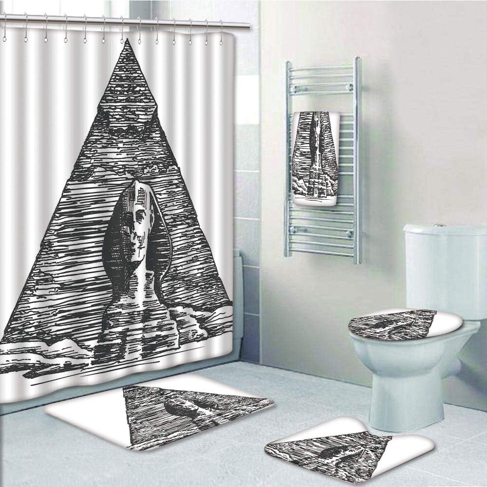 PRTAU Sketch of the Sphinx the Pyramid Old Ancient Empire Historical ...