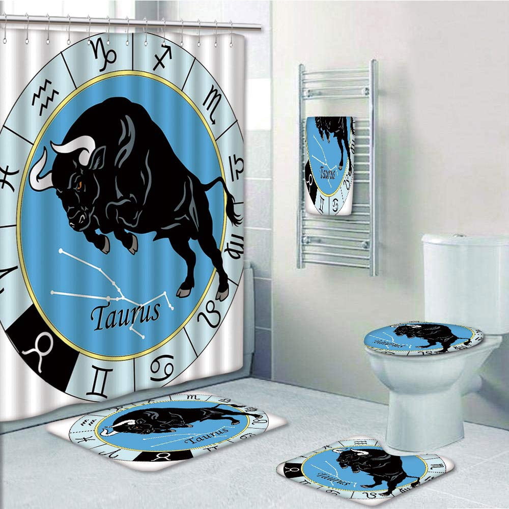 PRTAU Taurus Zodiac Calendar with Bull inside Celestial Creature ...
