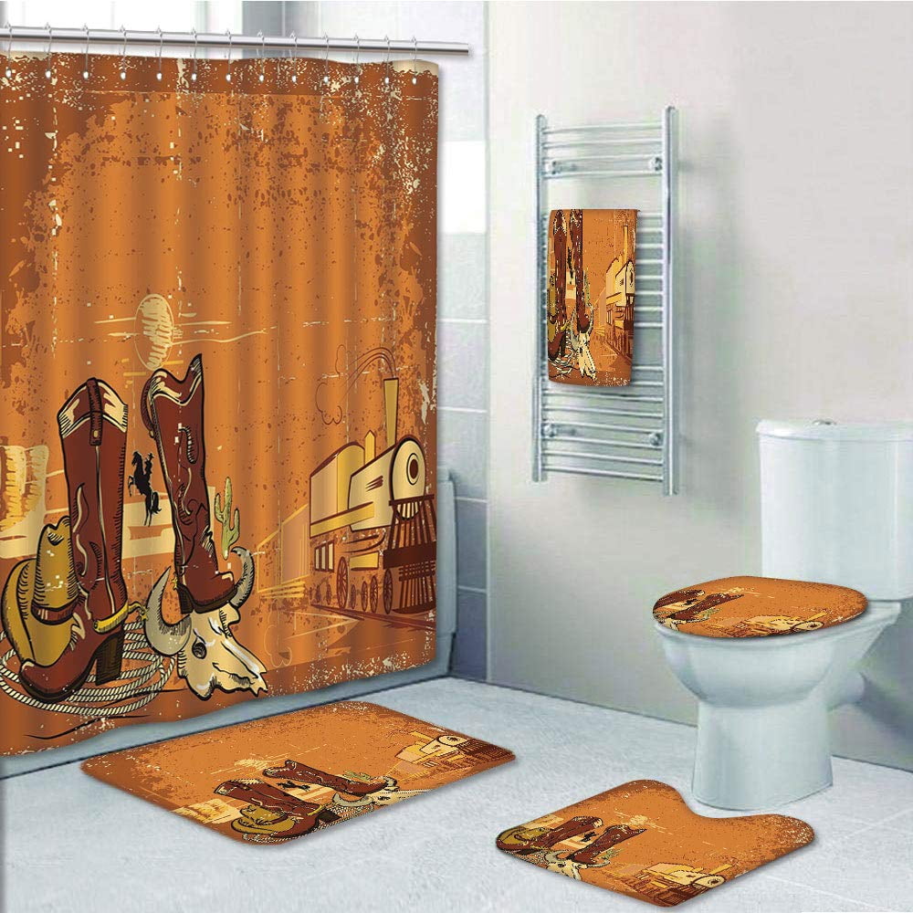 PRTAU Western Grungy Display of Locomotive Traditional Boots Animal ...
