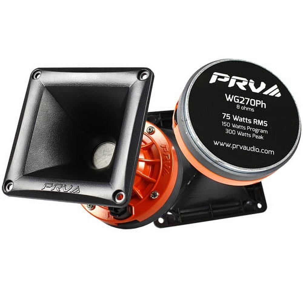 PRV Audio 4x4" Compression Driver Horn Combo 2" VC 150W Max WG270PH ...