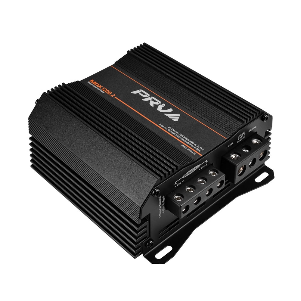PRV Audio MDX1200.22OHM 2-Channel 1200W Mini Car Audio Amplifier 2 Ohm ...