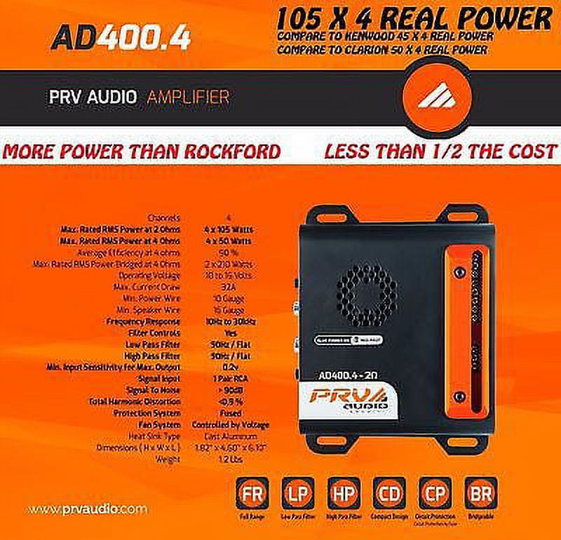 FOR 96-2013 HARLEY MOTORCYCLE AMPLIFIER TRUE 420 WATT RADIO STEREO AMP ...