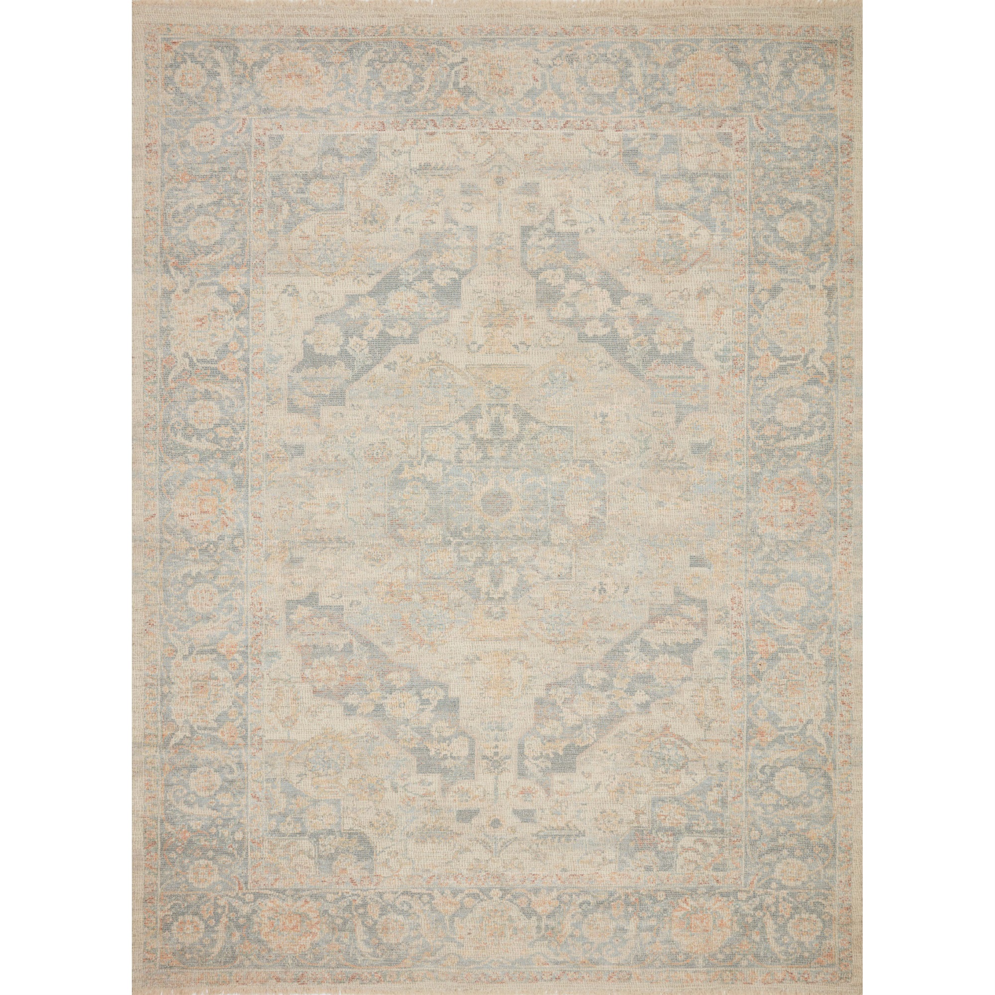 PRY-08 Bone, Bluestone 18" x 18" Sample Size Rug - Walmart.com