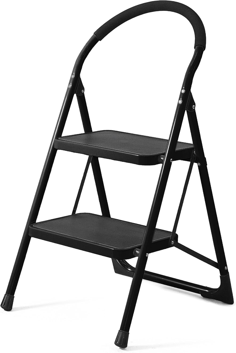 PRZL 2-Step Ladder, Portable Folding Step Stool with Extra Wide Anti ...