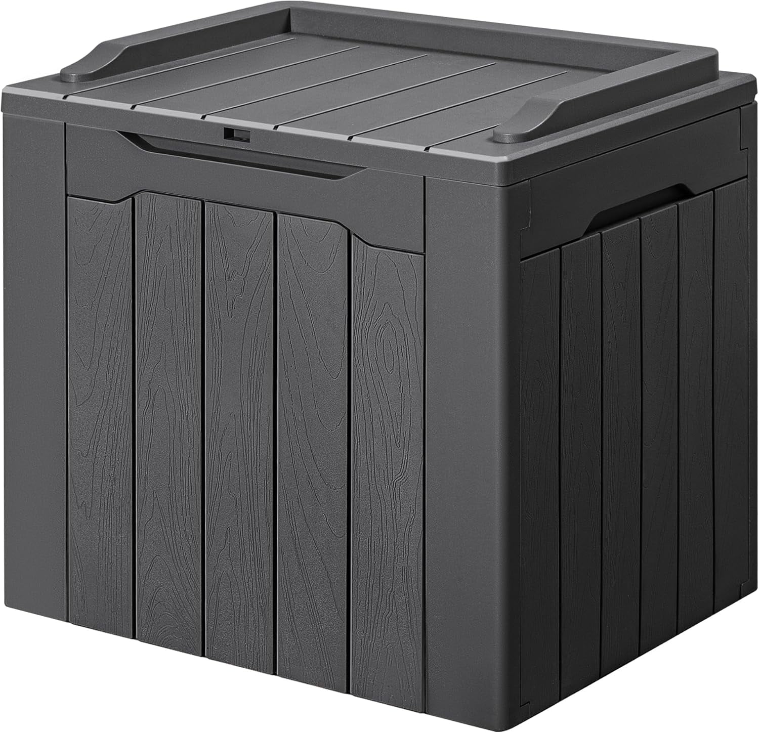 PRZL 30 Gallon Small Deck Box Outdoor Waterproof Resin Storage Box ...