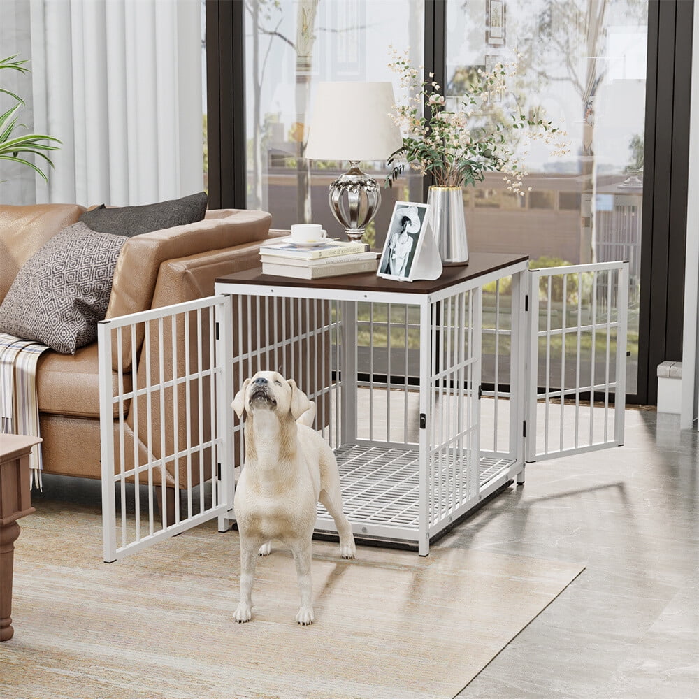 PRZL 30 inch large dog box, dog kennel, heavy-duty pet cage furniture ...