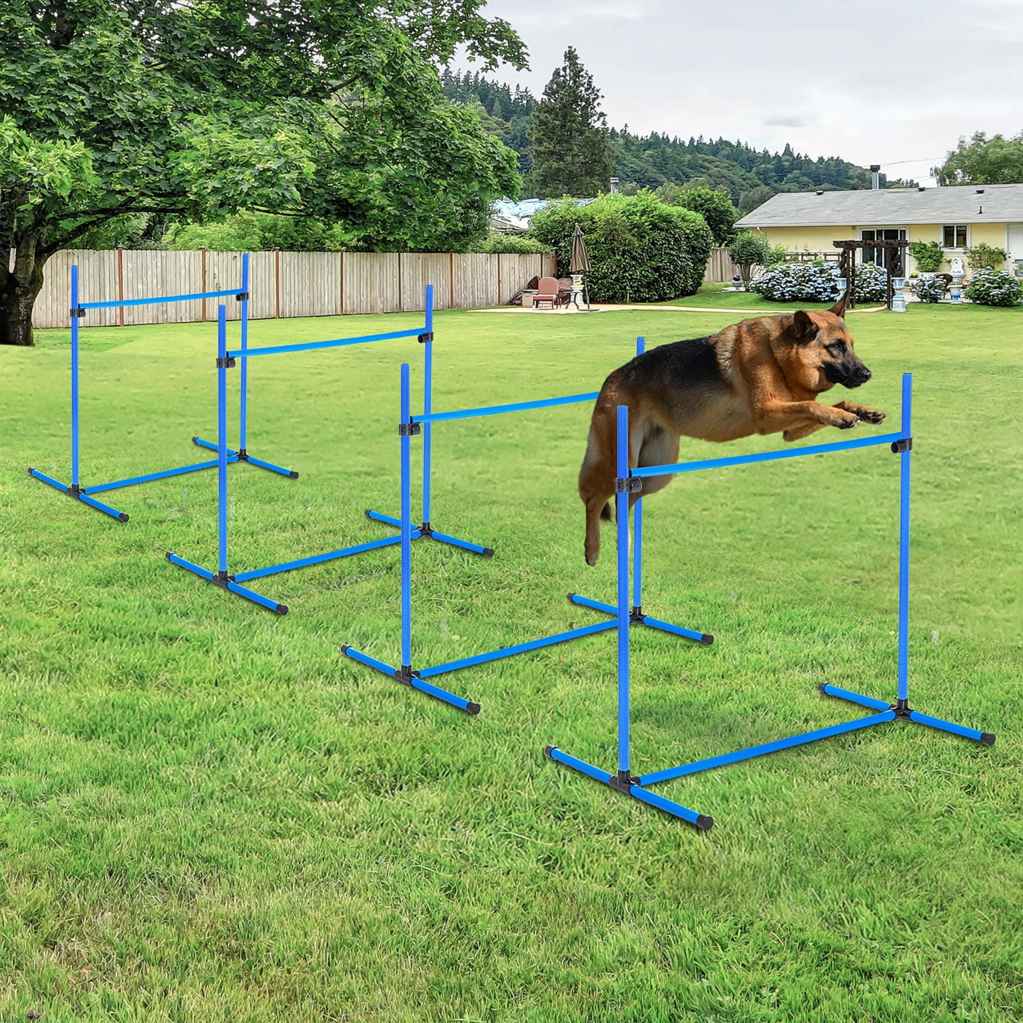 PRZL Dog Agility Training Equipments Hobby Horse Jumps Adjustable Jumps ...
