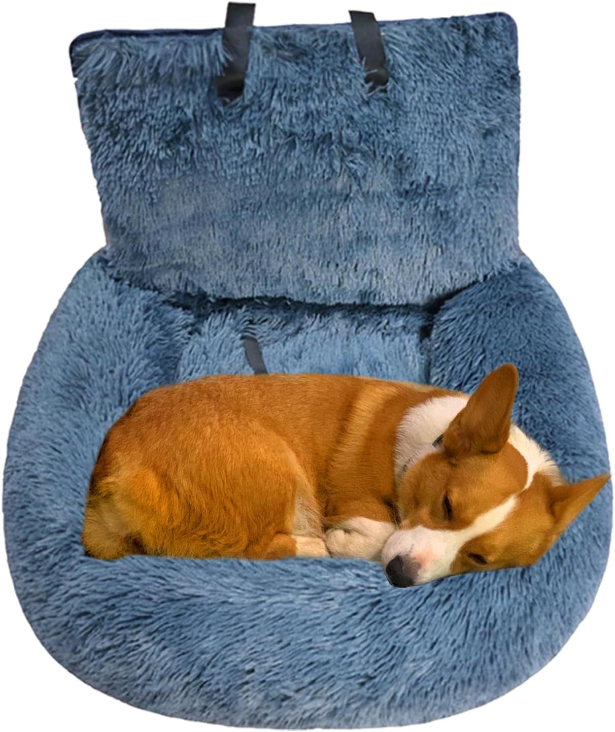 PRZL Dog Car Seat Kennel - Safety Booster Bed, Easy to Clean Duals ...