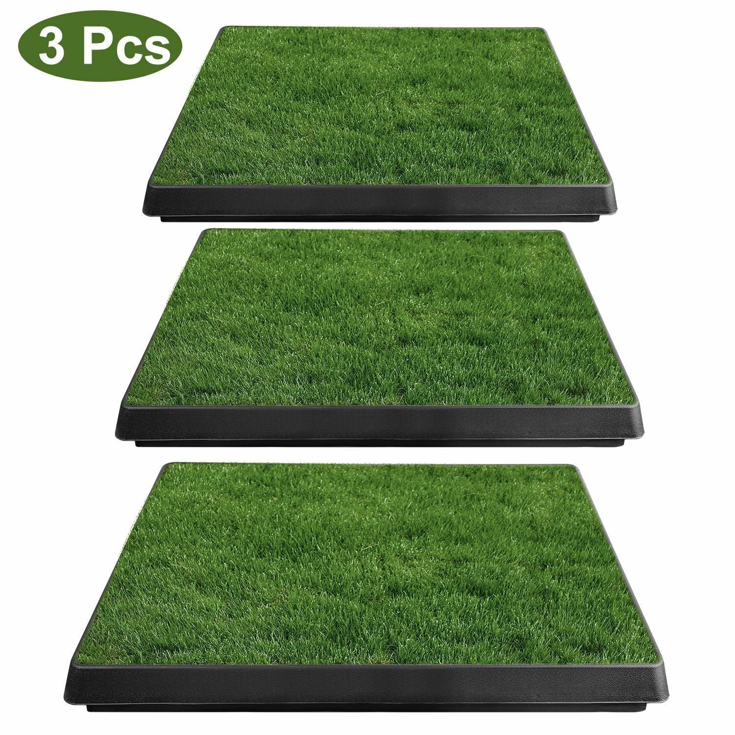 PRZL Dog Litter Box, Artificial Grass for Dogs Potty with Tray, Fake ...
