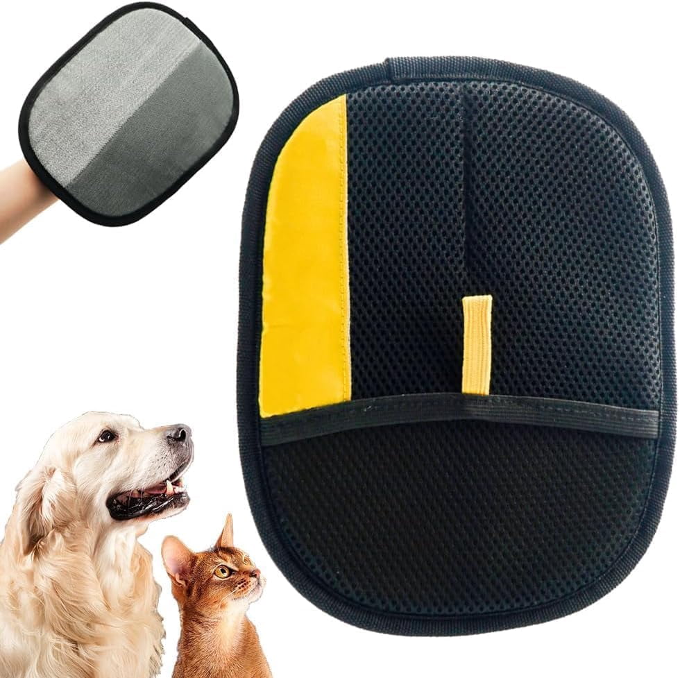 PRZL Double Sided Grooming Glove for Pets, Pet Hair Remover Gloves for ...