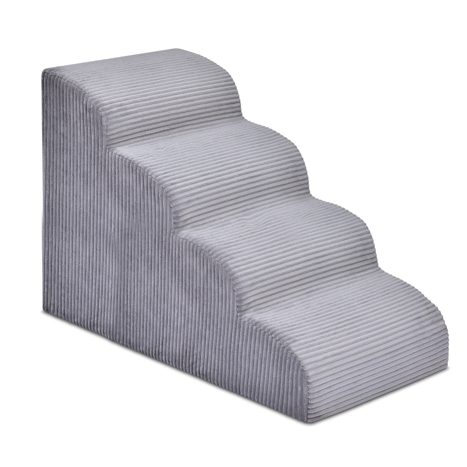 PRZL Memory Foam Dog Stair 2/3/4 Non-Slip Step Dog Cat Puppy Ladder for ...