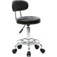PRZL Saddle Stool Chair,Round Saddle Stool Rolling with Footrest ...