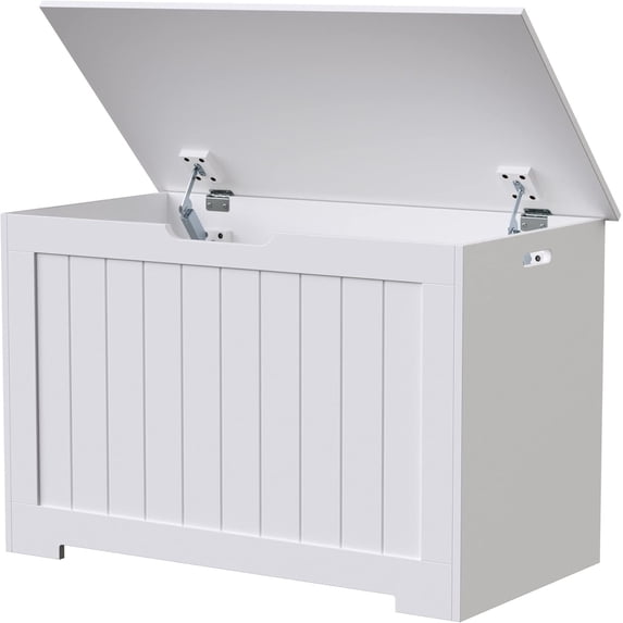 PRZL Storage Chest, 30 inches Chest Box Organizer with 2 Safety Hinges ...