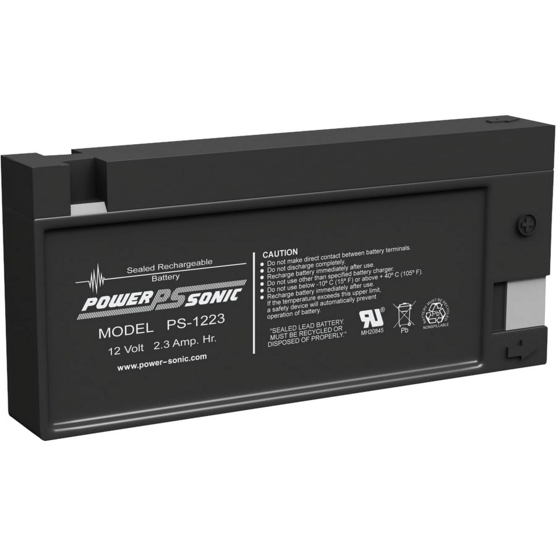 Powersonic Hour Sealed Lead Acid Battery with Pressure Contact Fast-on ...