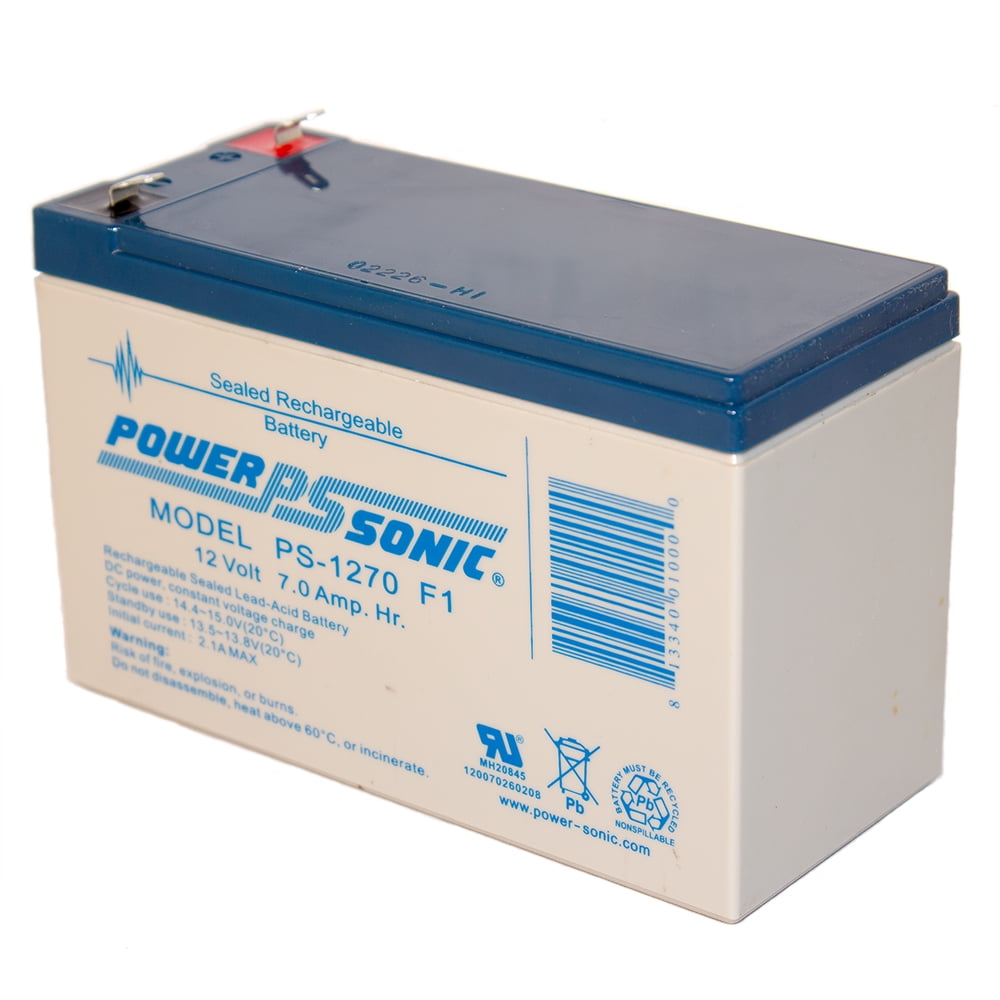 Power-Sonic PS-1270 Rechargeable General Purpose Battery - 12V DC ...