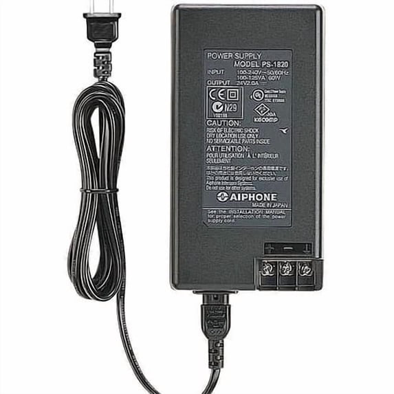 Aiphone PS-1820 AC Adapter with 2 A Output Current - Walmart.com