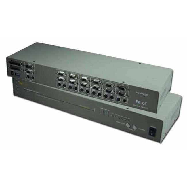 PS-2 & PC-AT 6 Port KVM Rack Mountable Autoswitch with OSD - Walmart.com