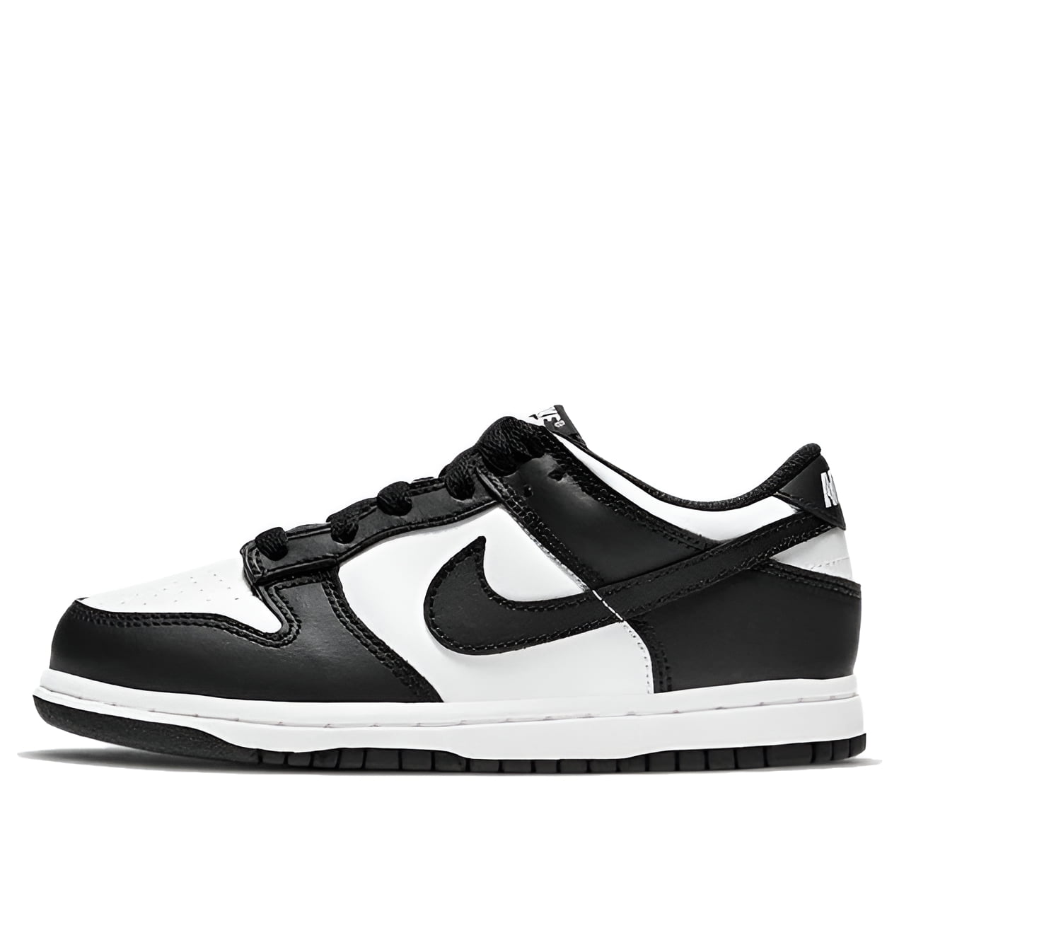Preschool Kid's Panda Nike Dunk Low Retro Shoes, White/Black, Size 11.5 ...