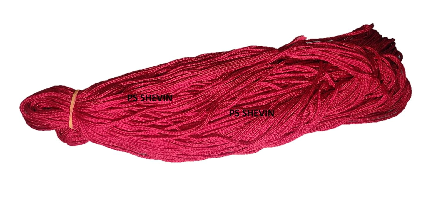PS SHEVIN Red Dhaga for Neck 10 Meters Handmade Lal Thread Kalawa ...