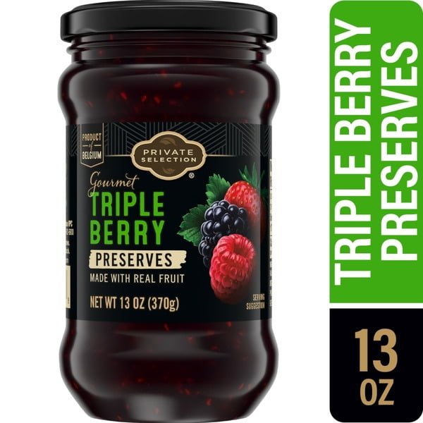 PS Triple Berry Preserves Made with Real Fruit 13 oz - Walmart.com