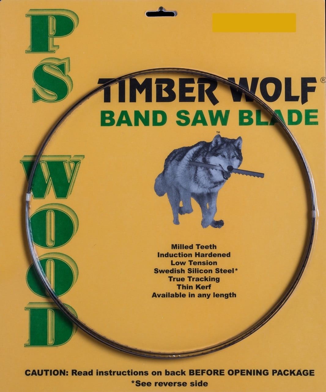 PS Wood Timber Wolf 62 x 1/4 x 6 tpi Band Saw Blade fits Craftsman 9 ...
