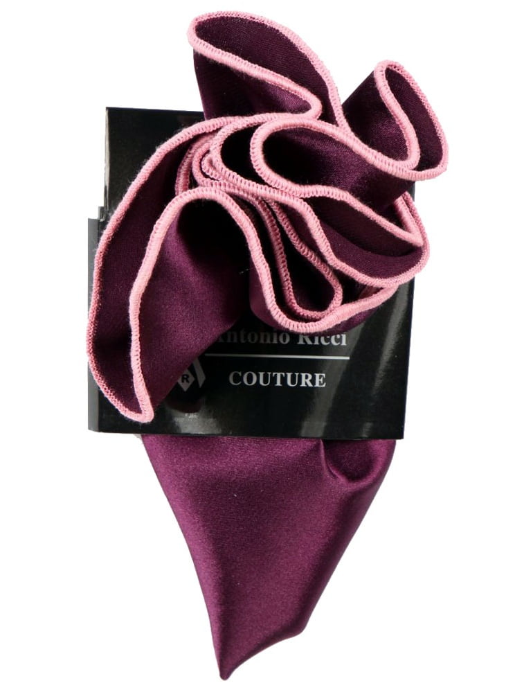 PS-Z-RD-104 - Round Pocket Square Accessory - Purple Pink - Walmart.com