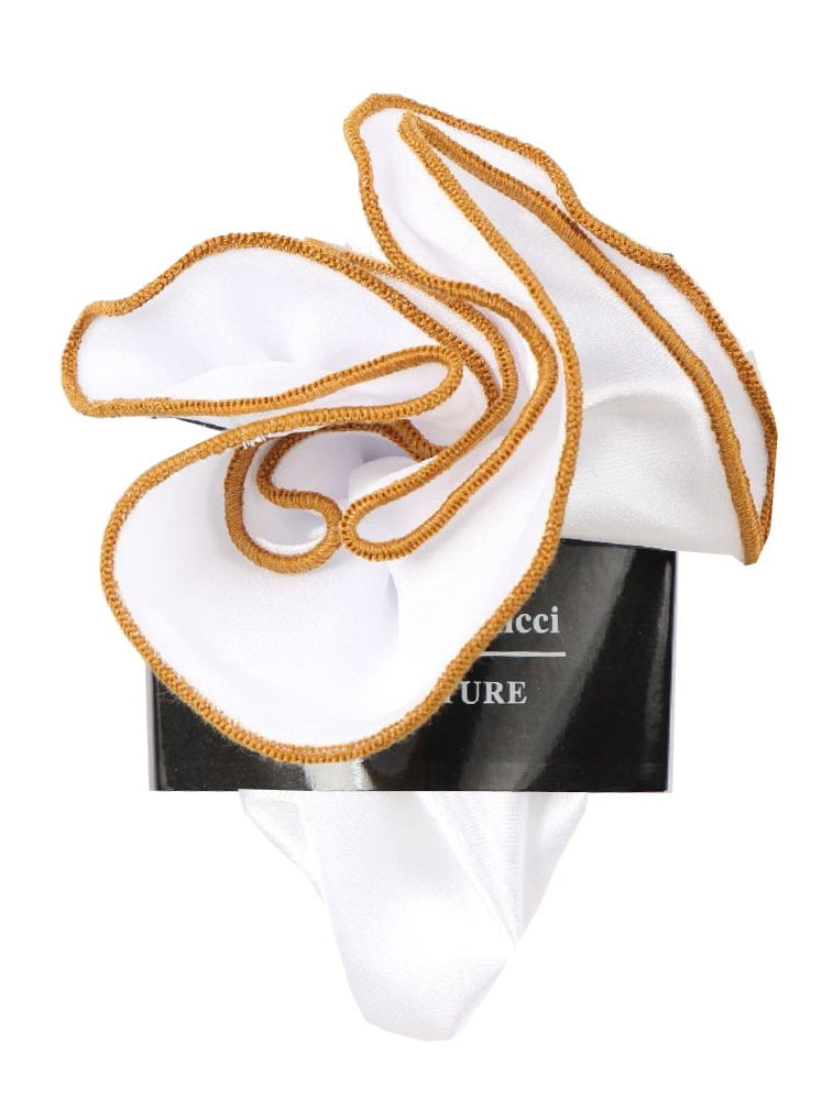 PS-Z-RD-5 - Round Pocket Square Accessory - White Camel - Walmart.com