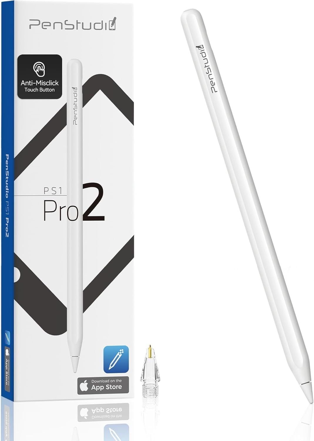 PS1-Pro2 Stylus Pen for iPad 10th 9th Gen - Bluetooth Active Pencil ...