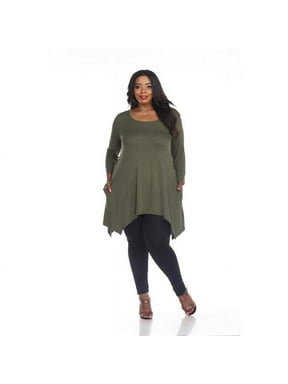 PS1302-08-6XL Plus Size Makayla Tunic & Top, Royal - 6XL - Walmart.com