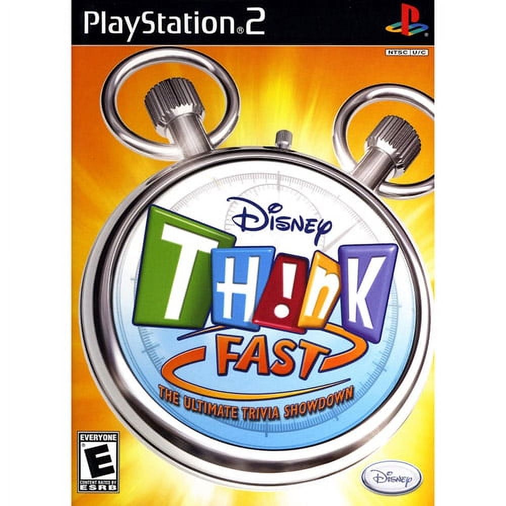 PS2 Disney Think Fast - Walmart.com