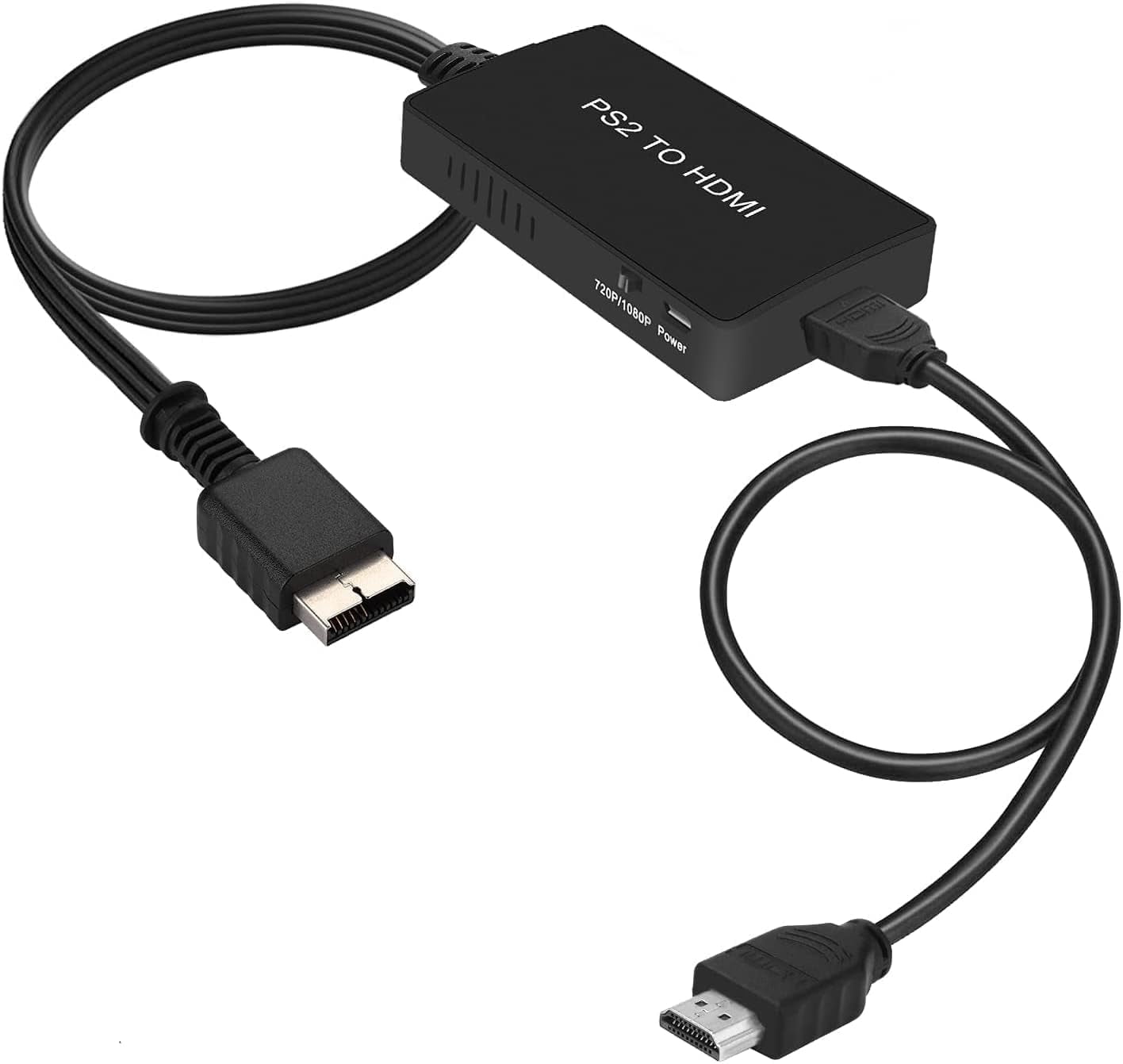KSRplayer PS2 to HDMI Converter Cable, Connecting PS1/PS2/PS3 to HDTV ...