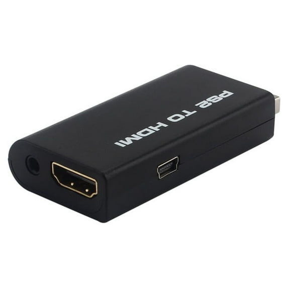 PS2 To HDMI Audio Video Cable Converter Adapter With 3.5mm Audio Output ...