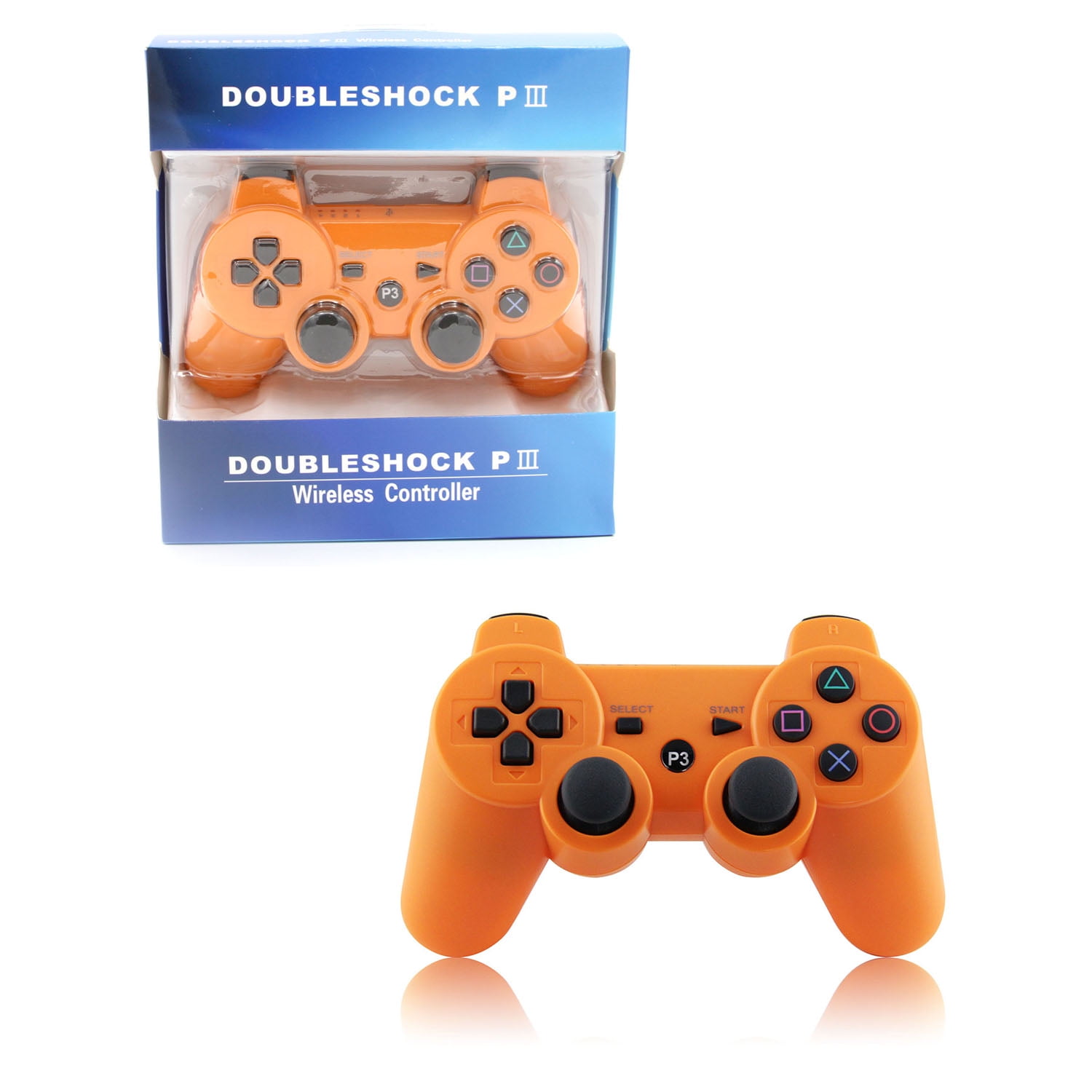 Orange Playstation 3 Controller