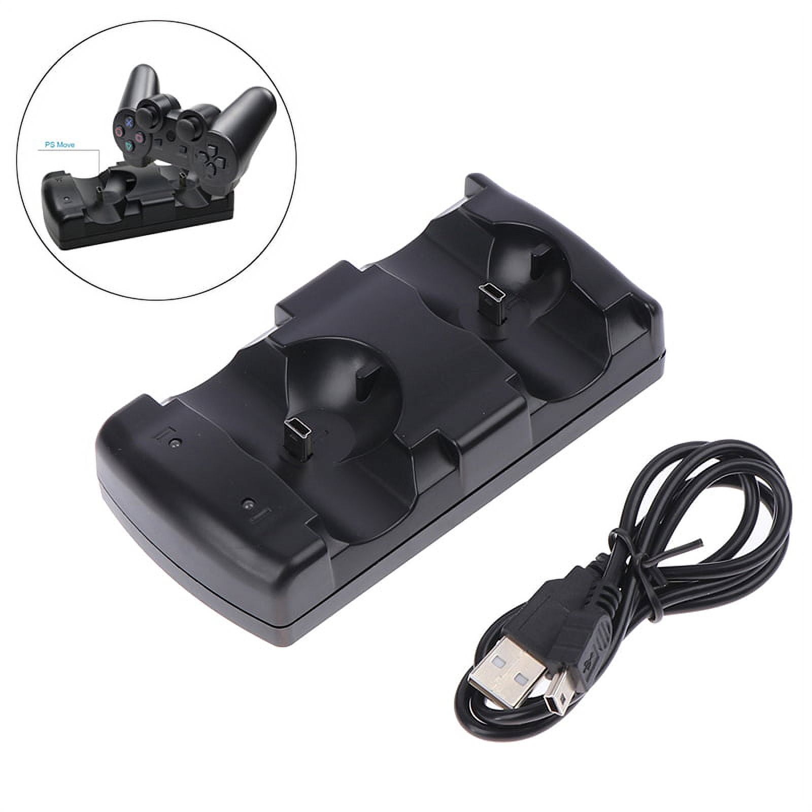 PS3move/PS3 controller charger USB Dual Charger For Sony PS3 Controller ...