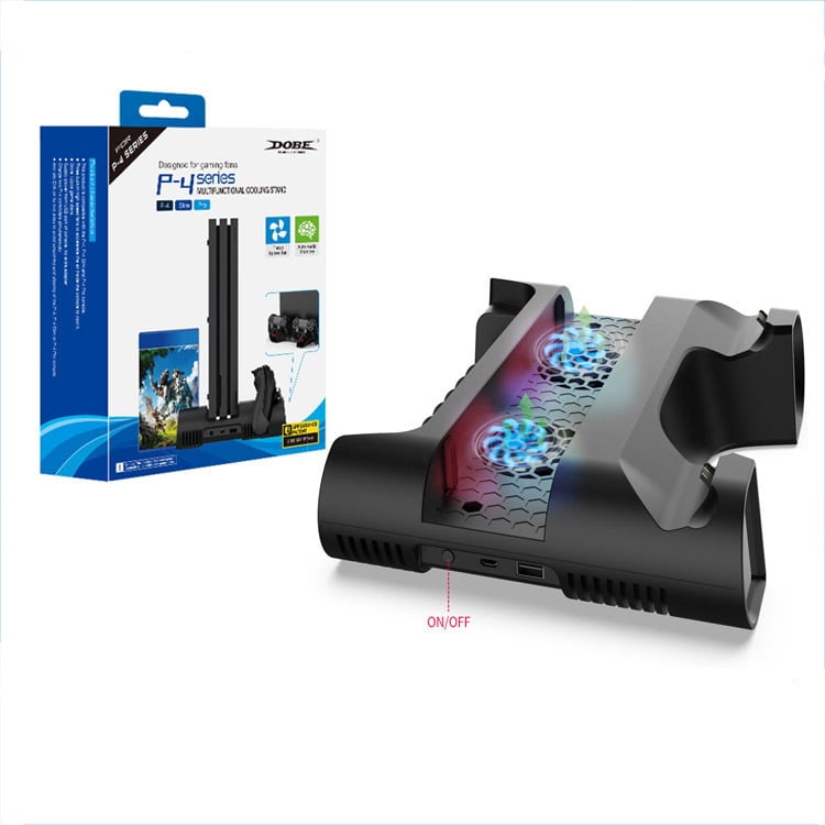 PS4 5-in-1 Multifunctional Cooling Stand with LED Lights - Upgraded ...