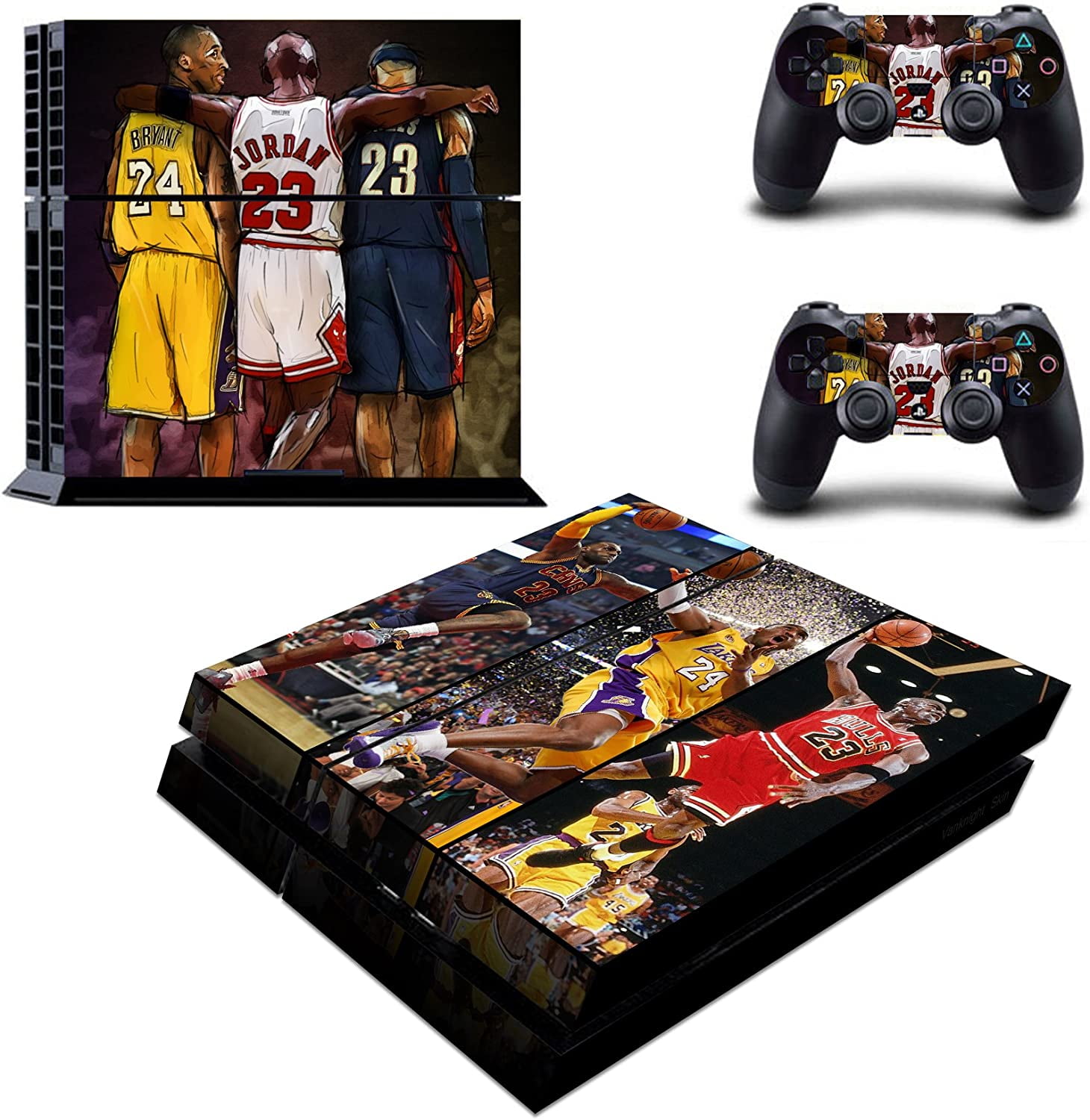 PS4 Console Skin PS4 Controller Skins Basketball 3 Goat Video Game ...